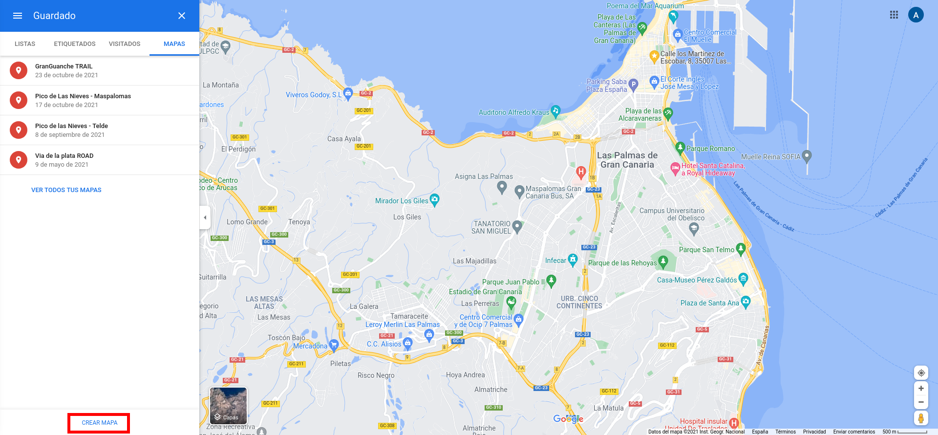 KML en Google Maps | 32 Dientes